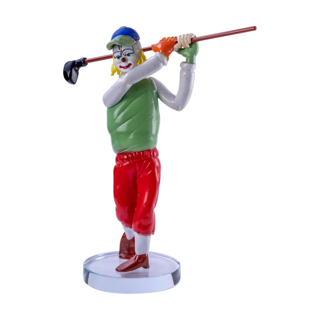 Clown Playing Golf - BFSignoretti