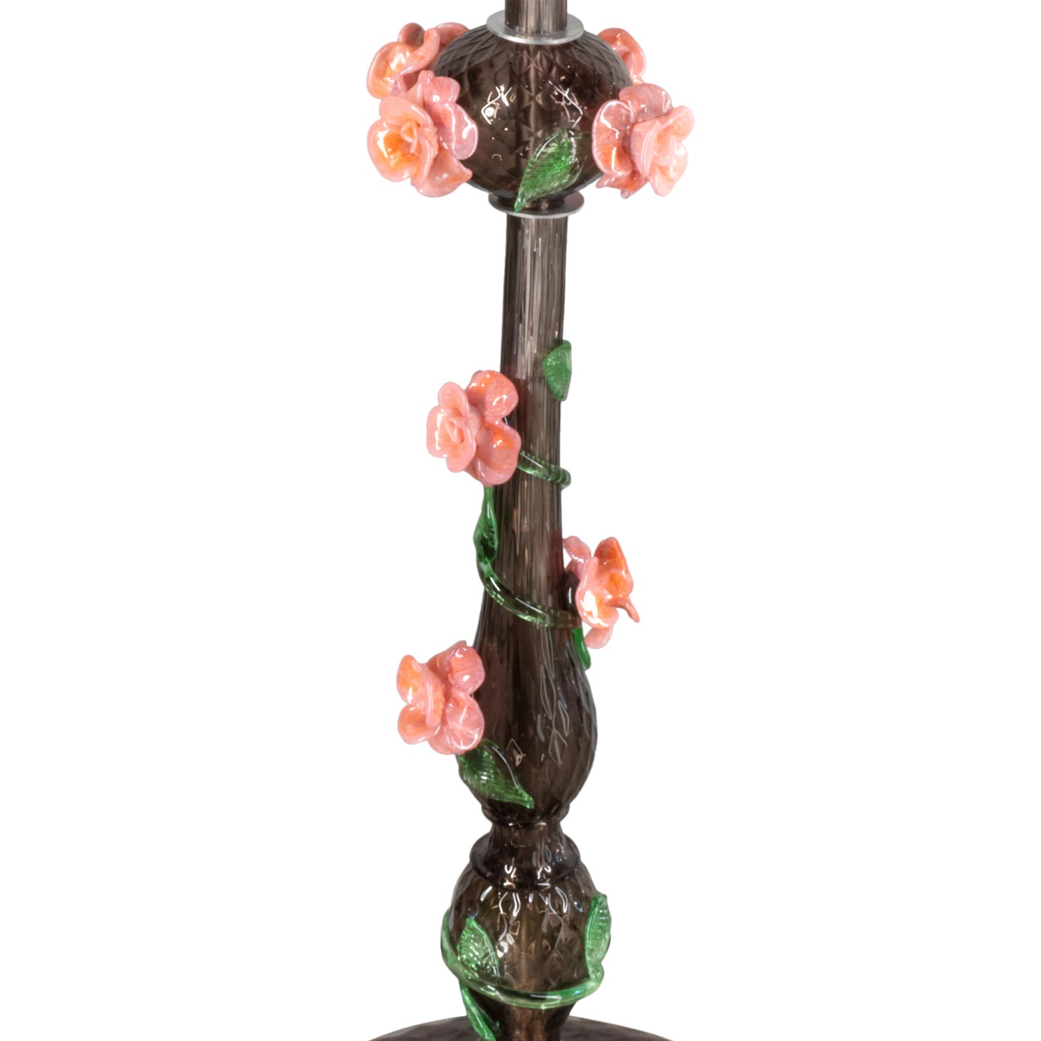 CASCADE OF ROSES | Floor Lamp | Murano Art Glass