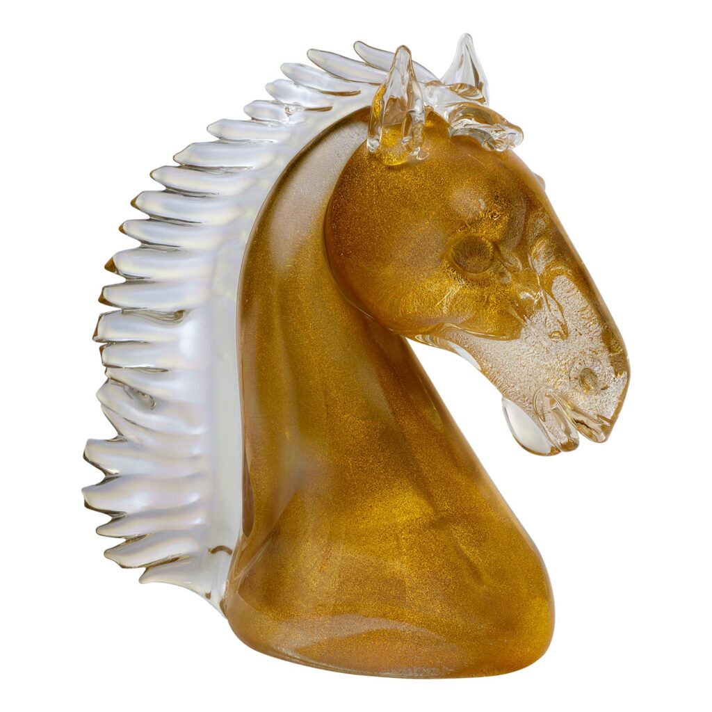 TESTA DI CAVALLO | Scultura Vetro di Murano | BF SIGNORETTI