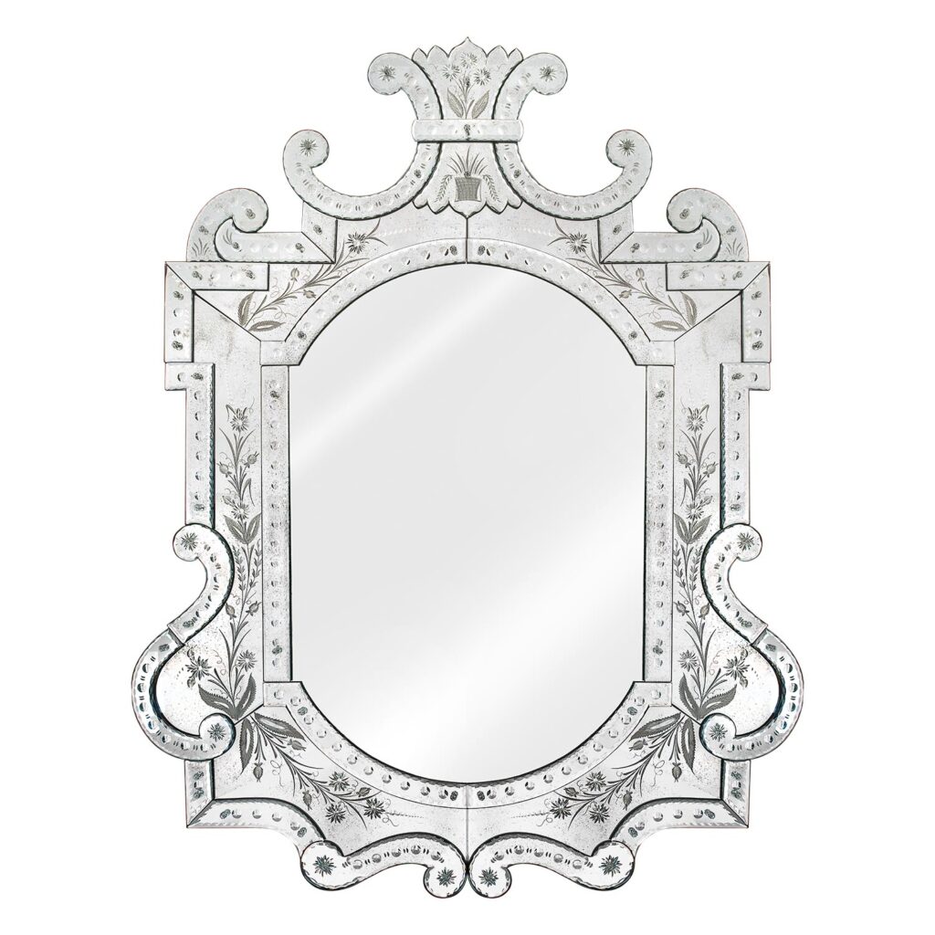 MIDDLE AGES | Mirror Venetian Art Glass | BF SIGNORETTI